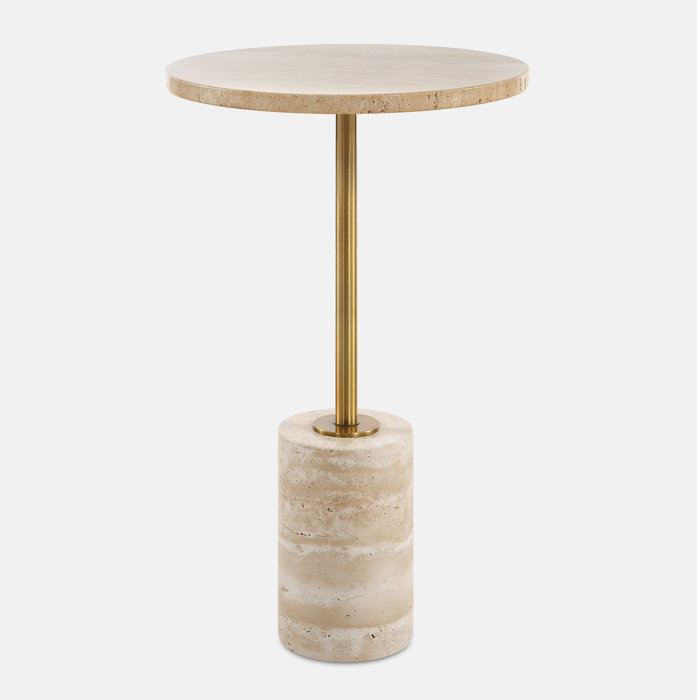 Uttermost Malya Travertine Accent Table | Perigold